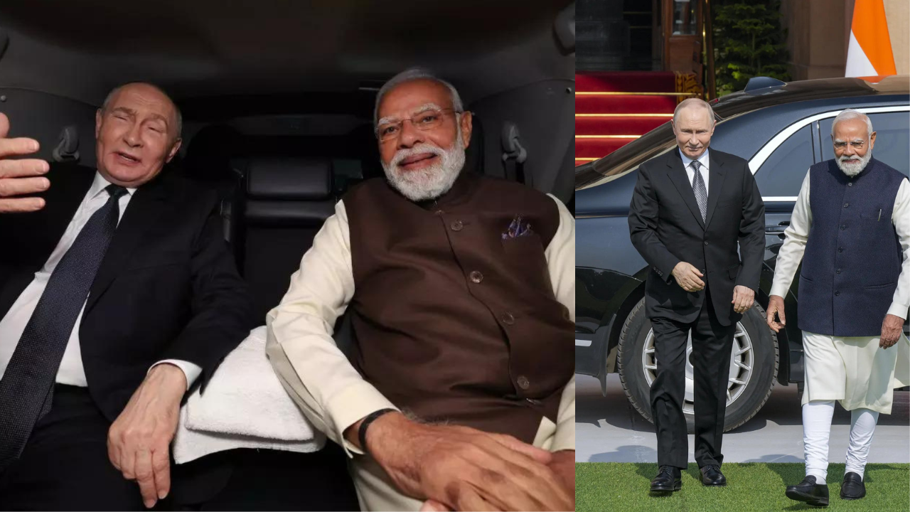 India–Russia summit: Carpool moment with PM Modi, banquet dinner & big ...
