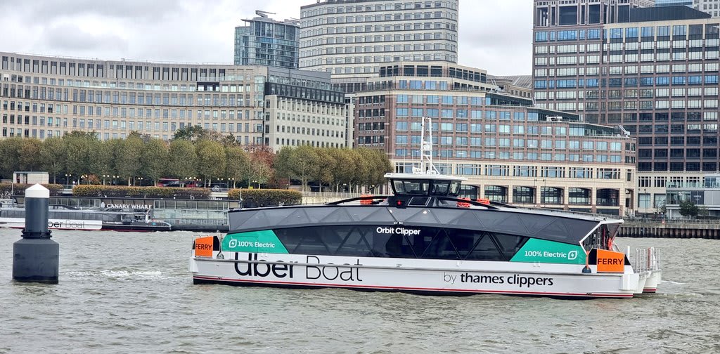 Orbit Clipper: London's first ever fully electric passenger ferry ...