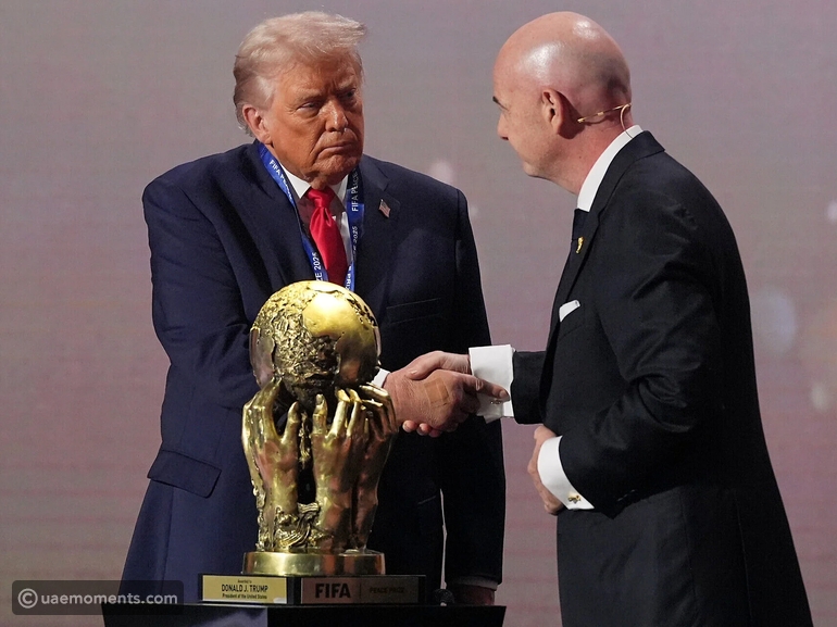 FIFA awards Trump inaugural peace prize at 2026 World Cup draw