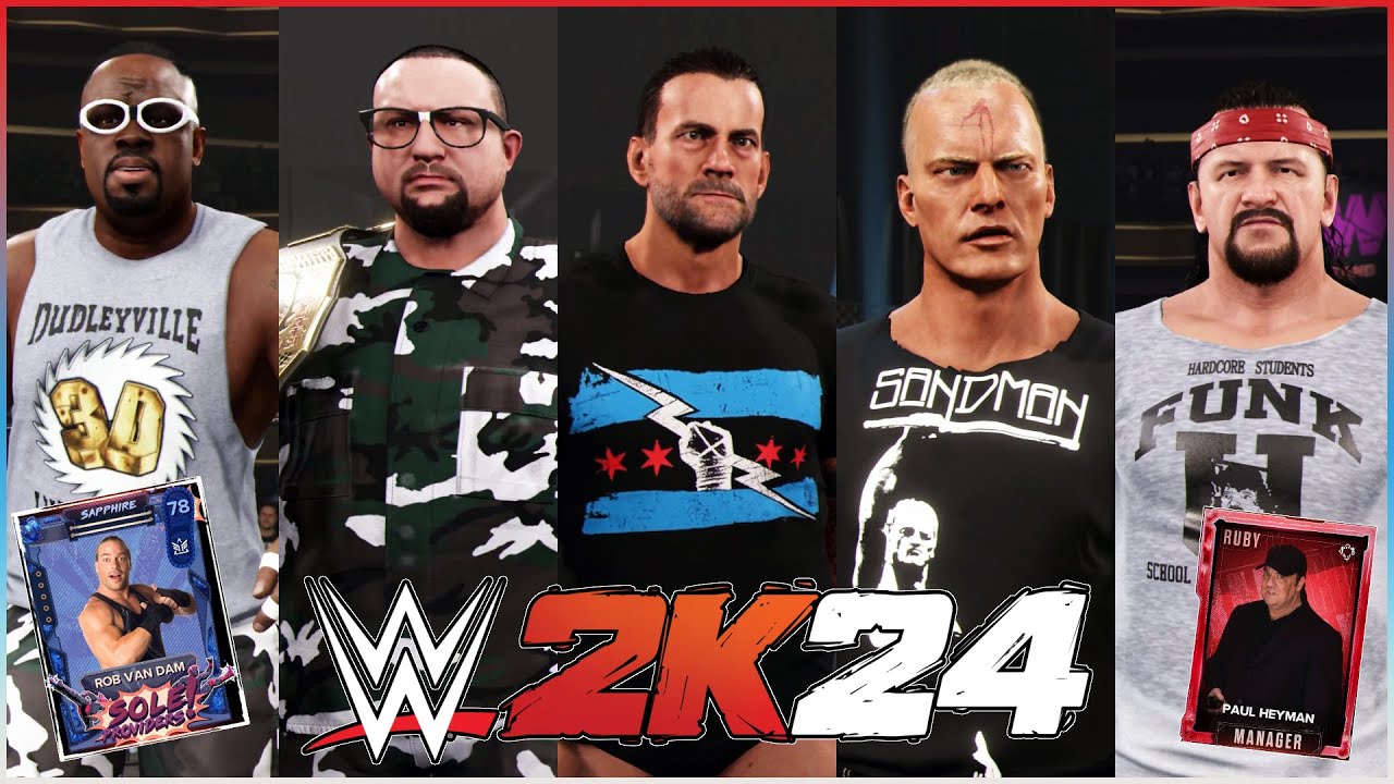 WWE 2K24 CM Punk is back! Everything in the ECW Punk Pack DLC!