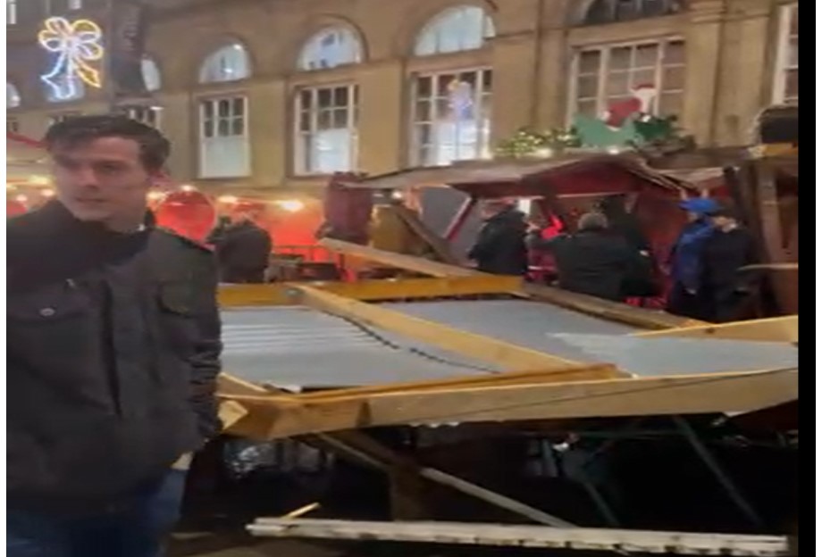 Dramatic aftermath as Ranch Bar roof partially collapses at Leeds ...