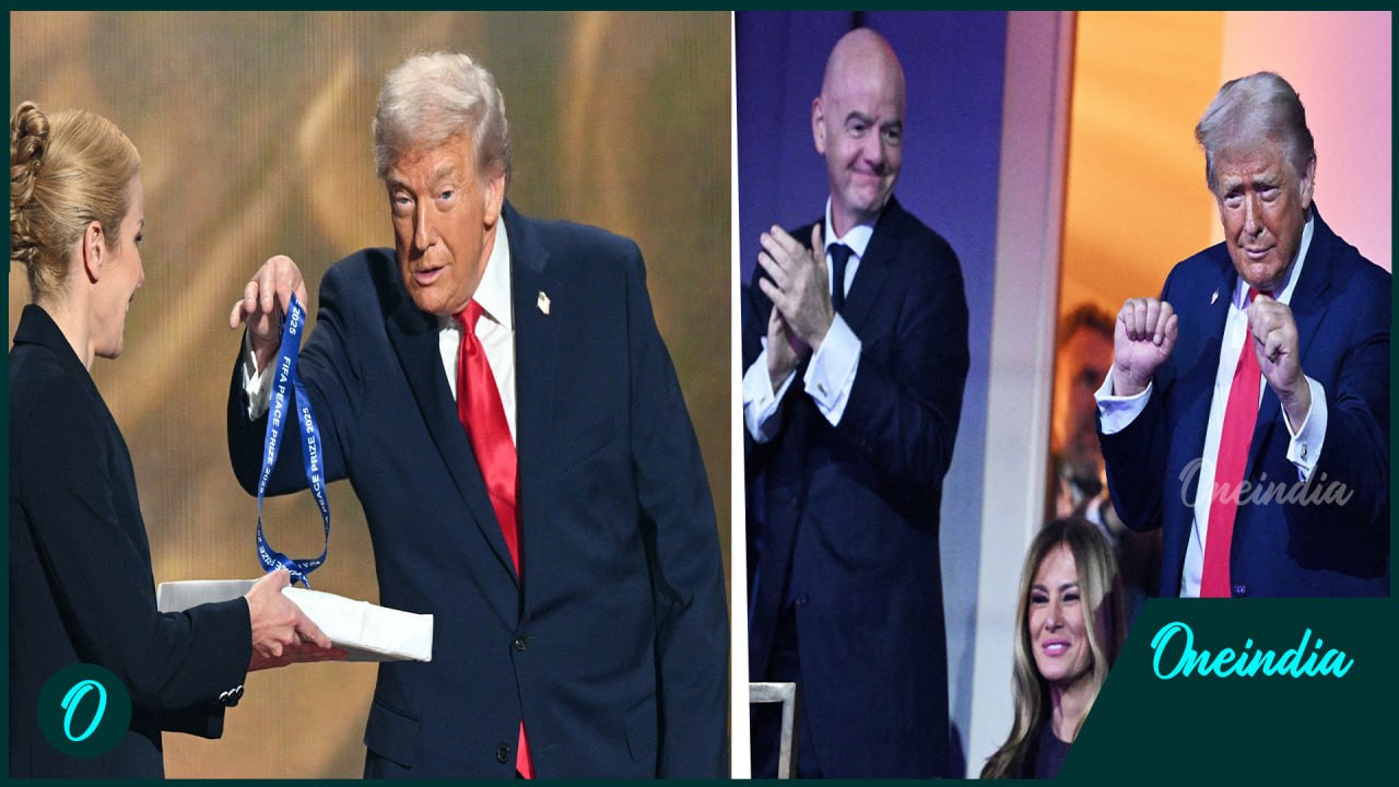 Trump awarded inaugural FIFA peace prize at dazzling Kennedy Center ...