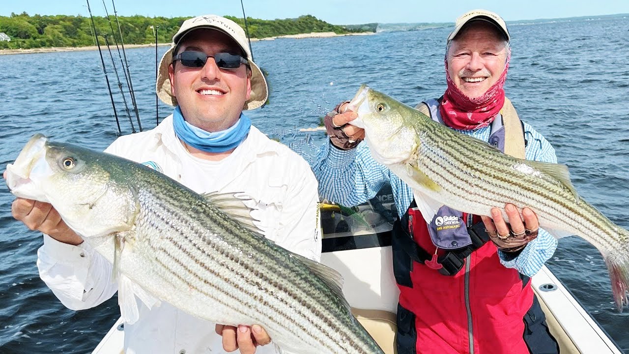 Top water striper fishing - action packed!