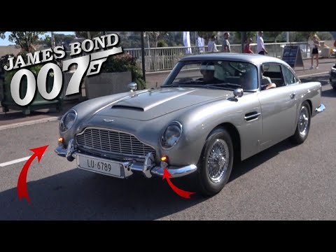 Cette Aston Martin tire sur tout ce qui bouge! James Bond... 😎