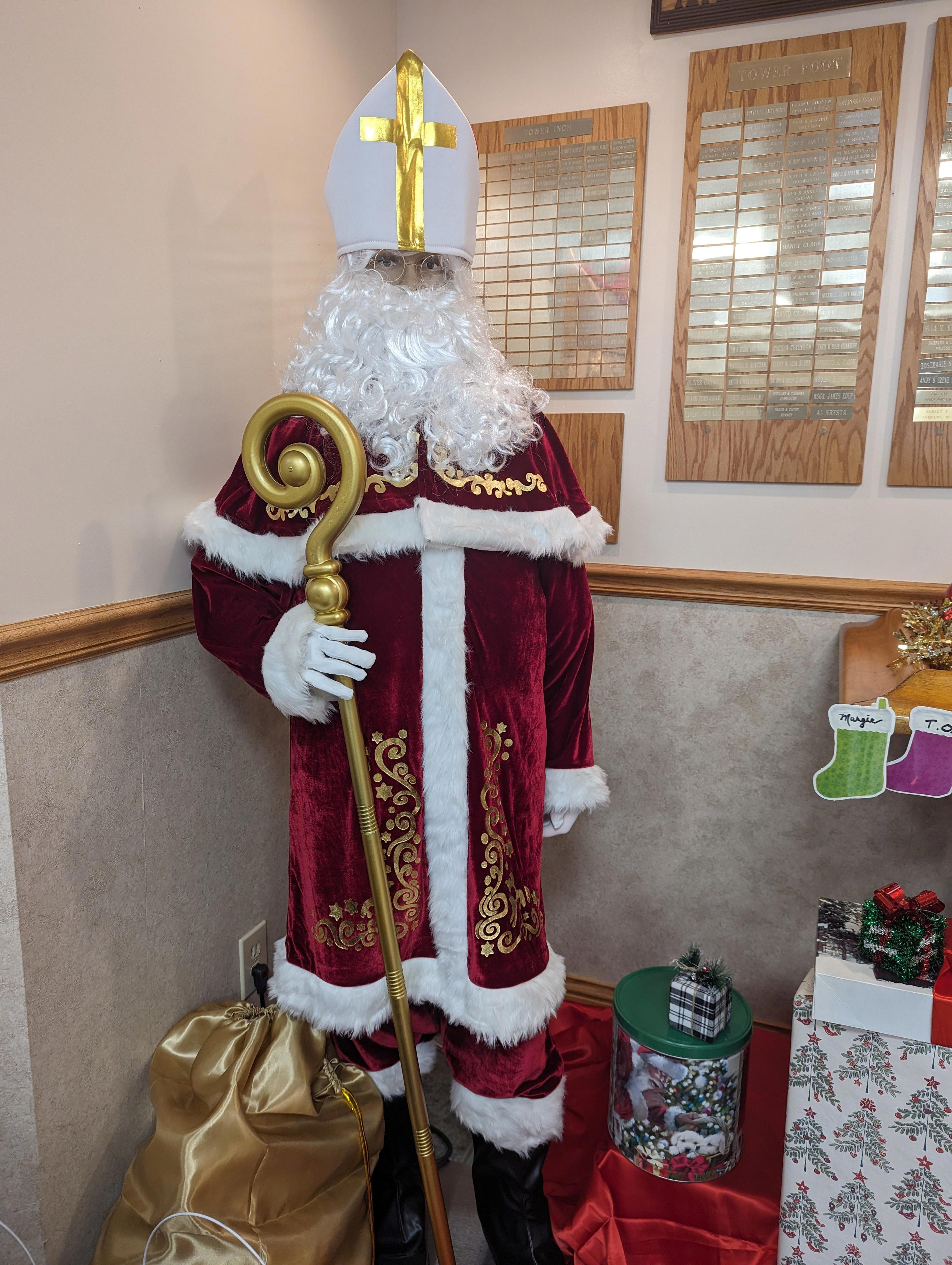 Santa and St. Nicholas aren't the same person. See how mixup happened