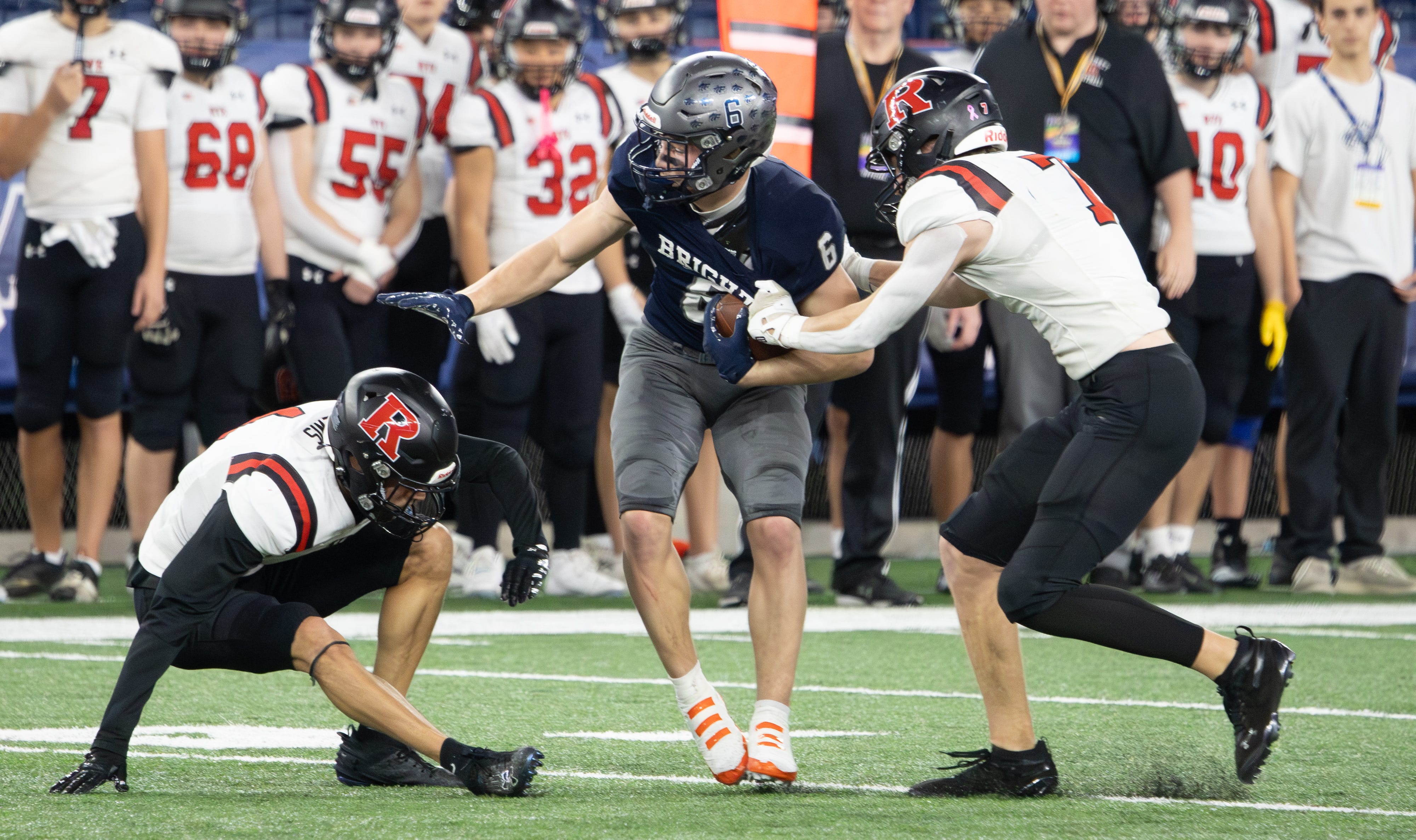 Brighton football falls to Rye in first state title game appearance