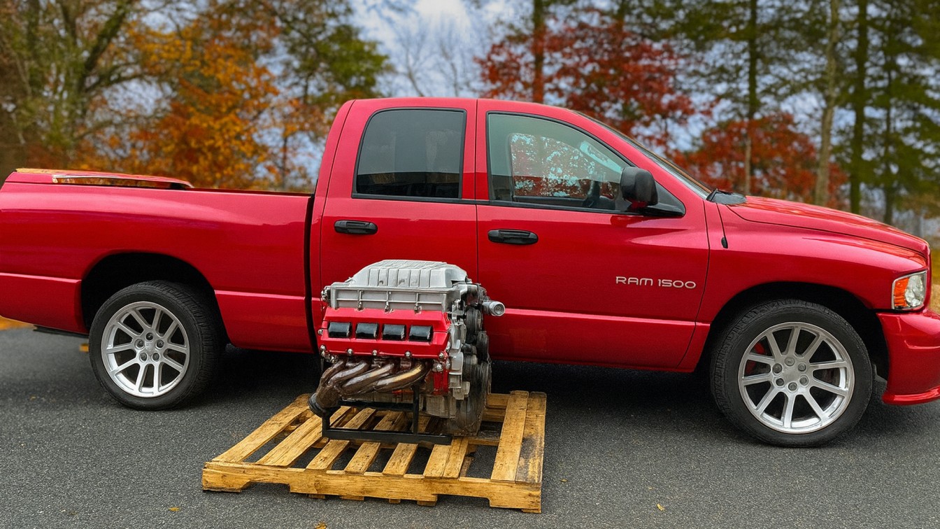 Can a demon engine fit this old truck?