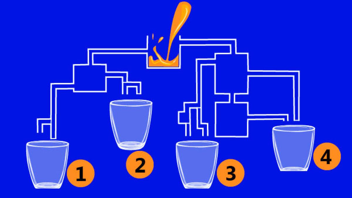 Think you are a genius? Then, tell which glass will fill first with ...