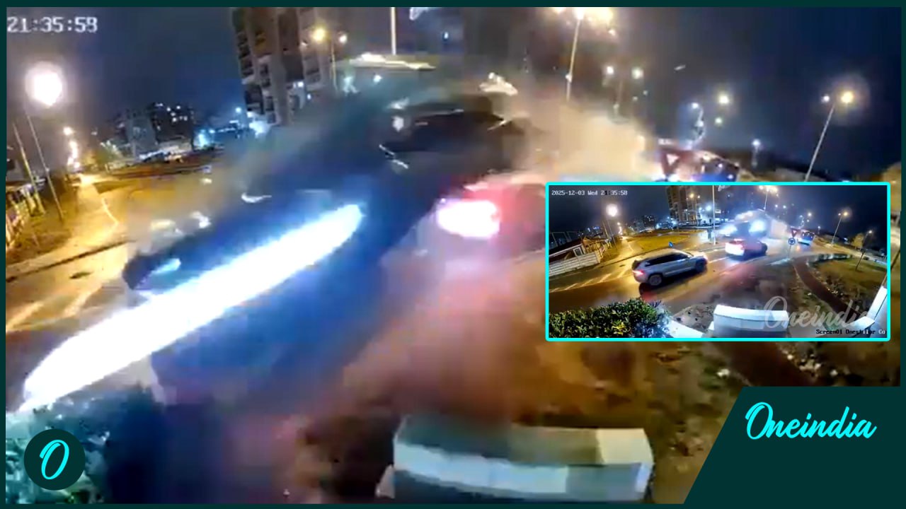 Mercedes goes airborne in Romania after driver’s medical episode caught ...