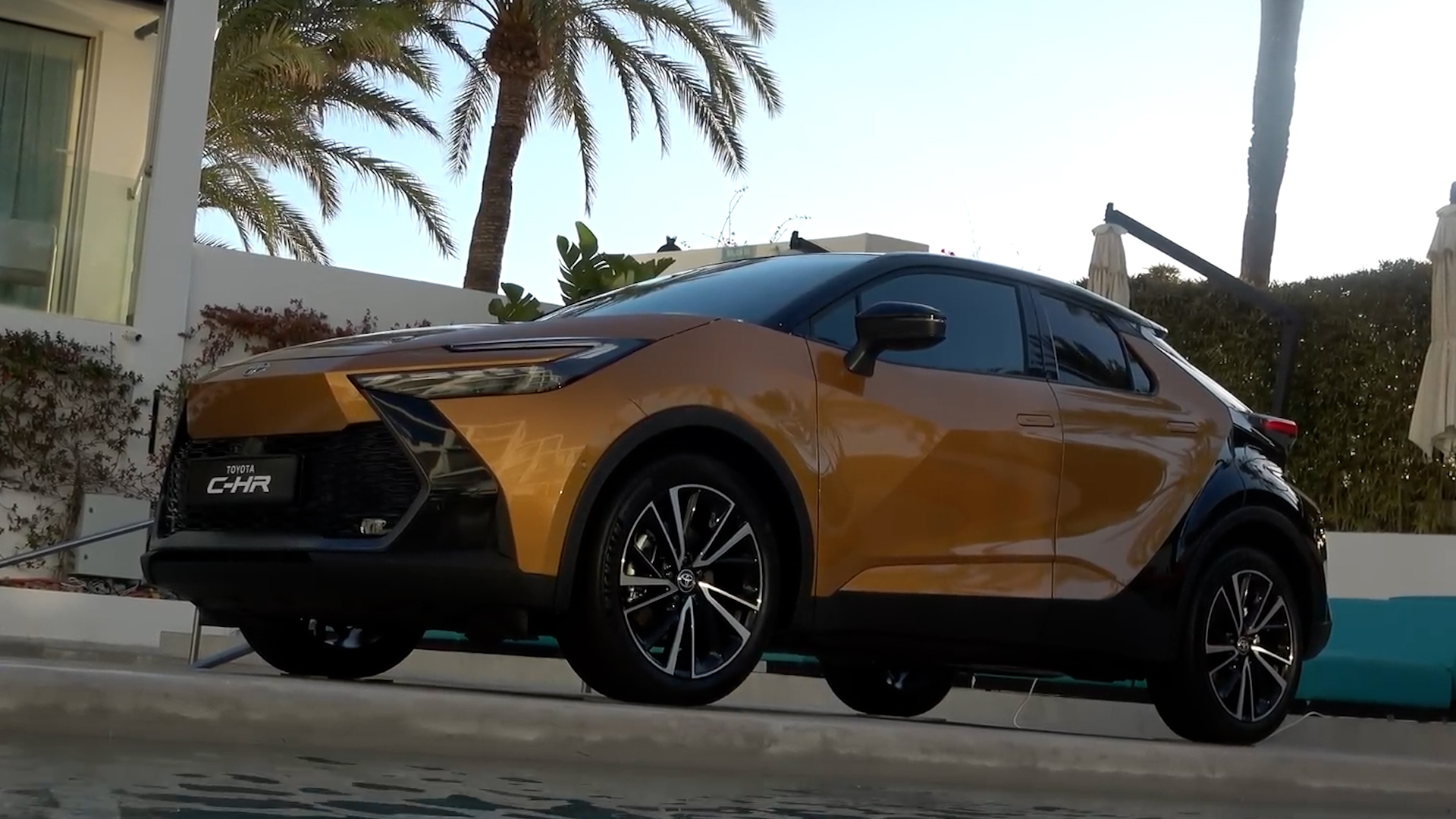 Toyota C-HR hybrid driving experience in Spain