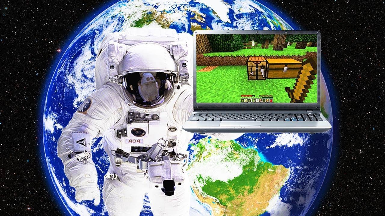 Exploring what Minecraft looks like in outer space