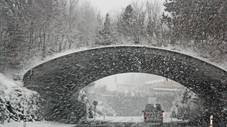 'Hazardous travel' warnings as winter storm dumps 24 inches of snow ...