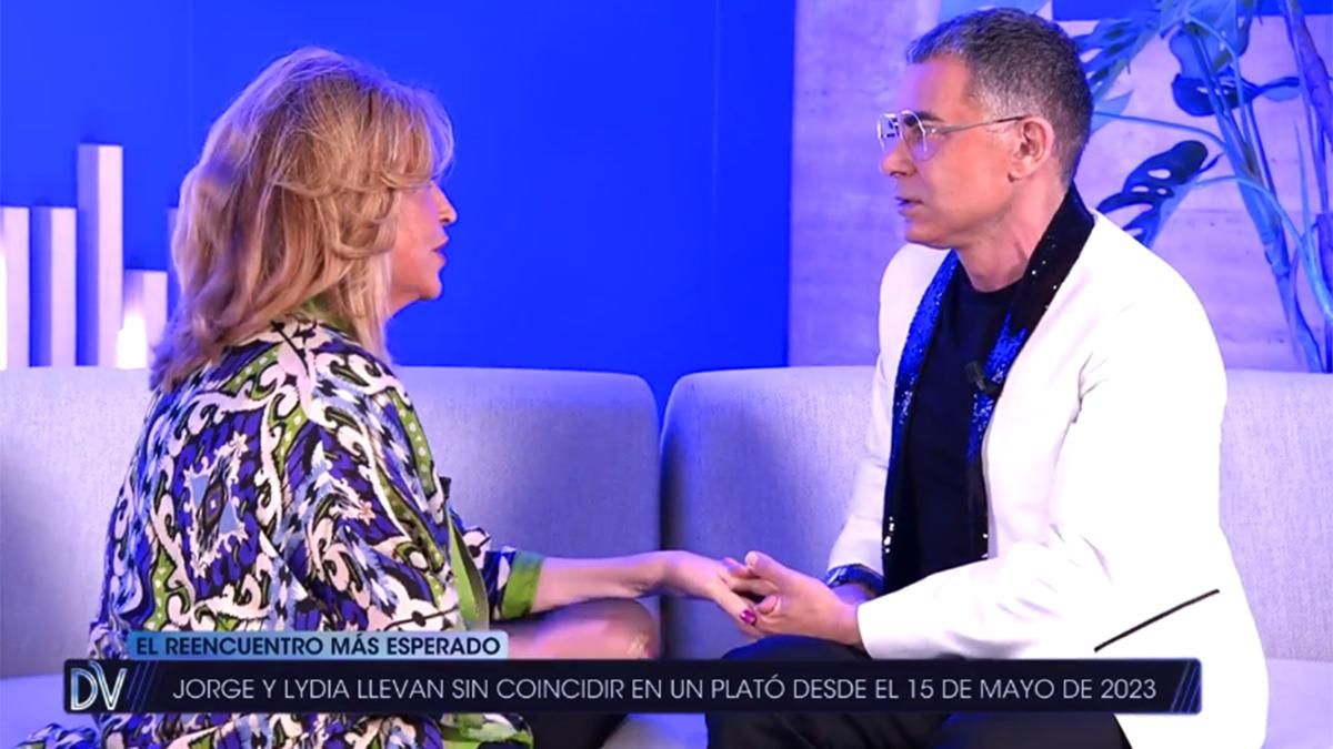 Así fue el reencuentro de Jorge Javier y Lydia Lozano en Telecinco dos ...