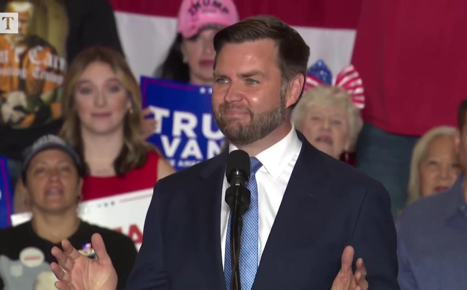 JD Vance stumbles on stage — accused of copying Trump's cringe
