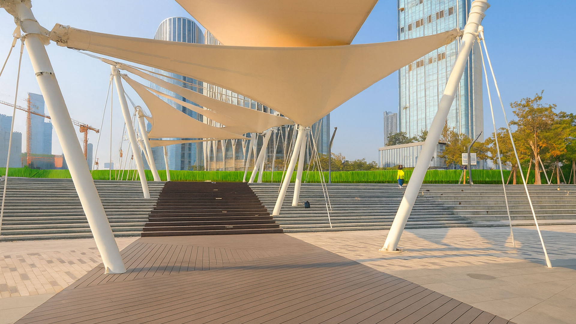 Moderne Architektur im Shenzhen Talent Park