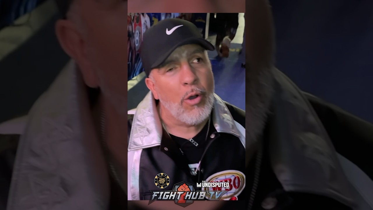 Cardenas trainer reacts to ref stoppage vs Inoue!