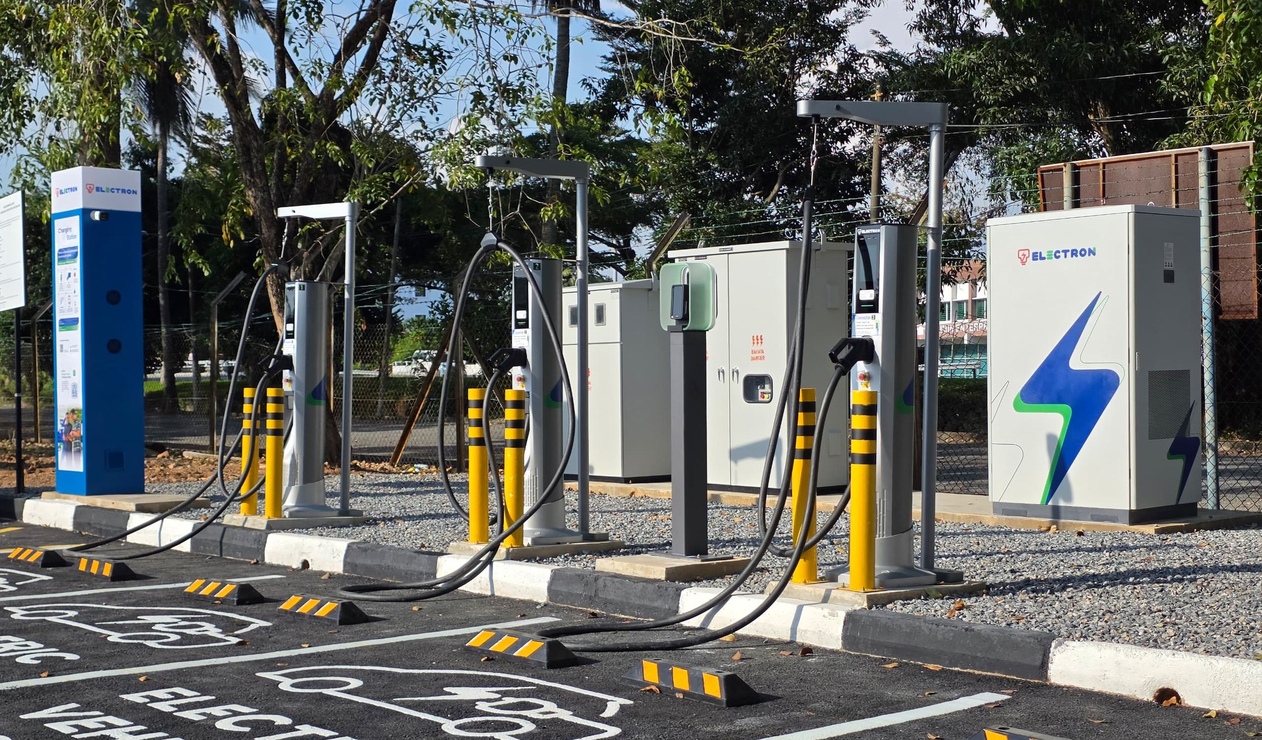 TNB Electron turns on 240kW DC charger at Yard TNB Mergong, in Alor Setar