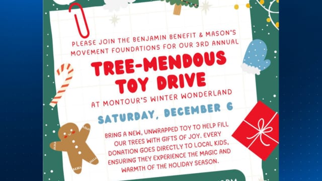 3rd annual Tree-Mendous toy drive hosted with Montour High School’s ...