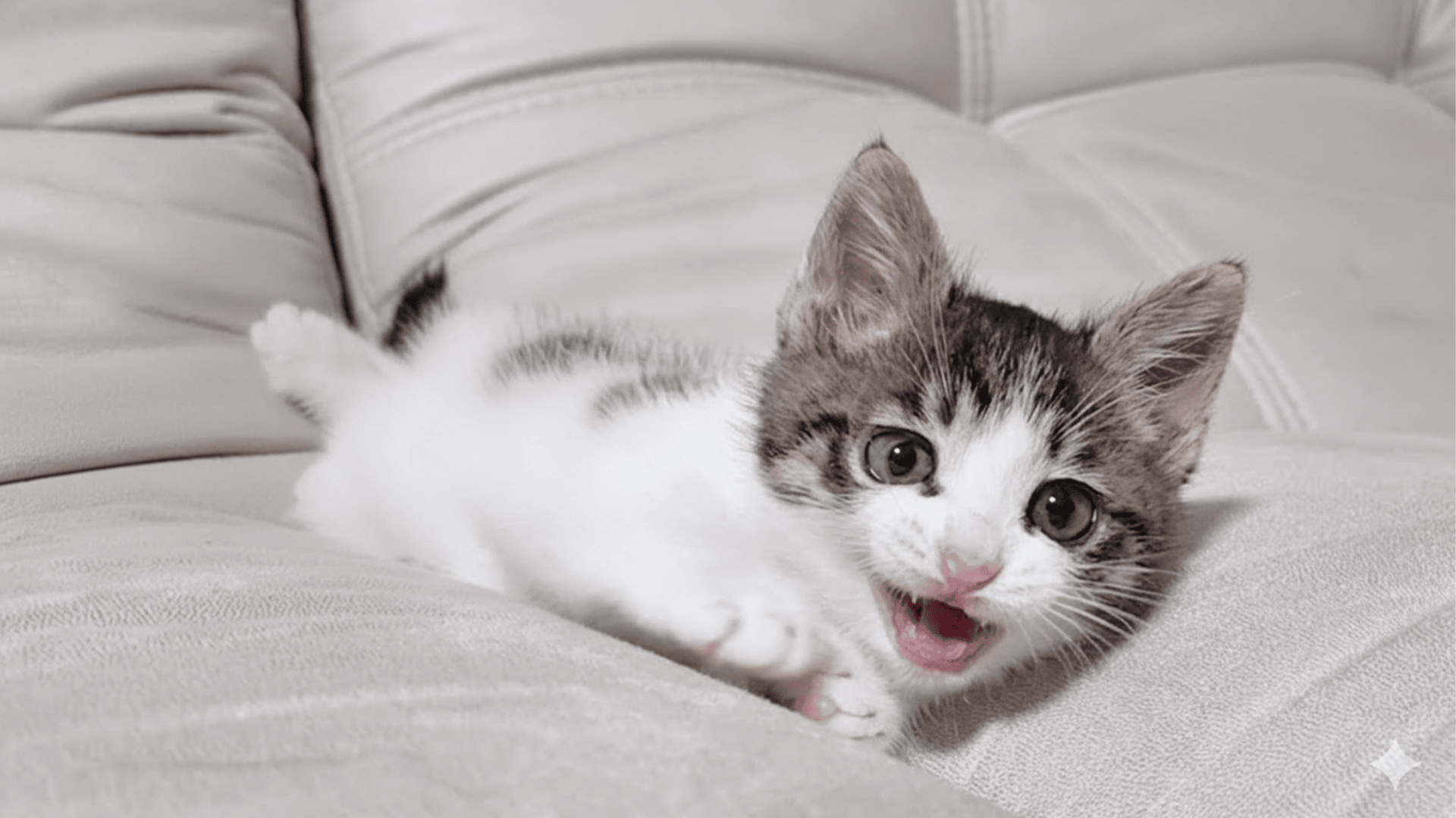 Why is her meow on mute mode?