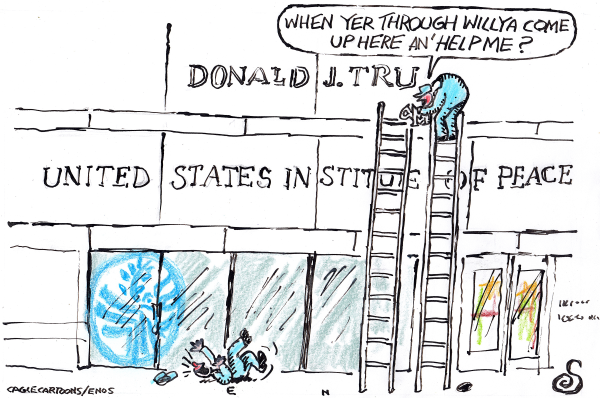 Randall Enos' latest political cartoons