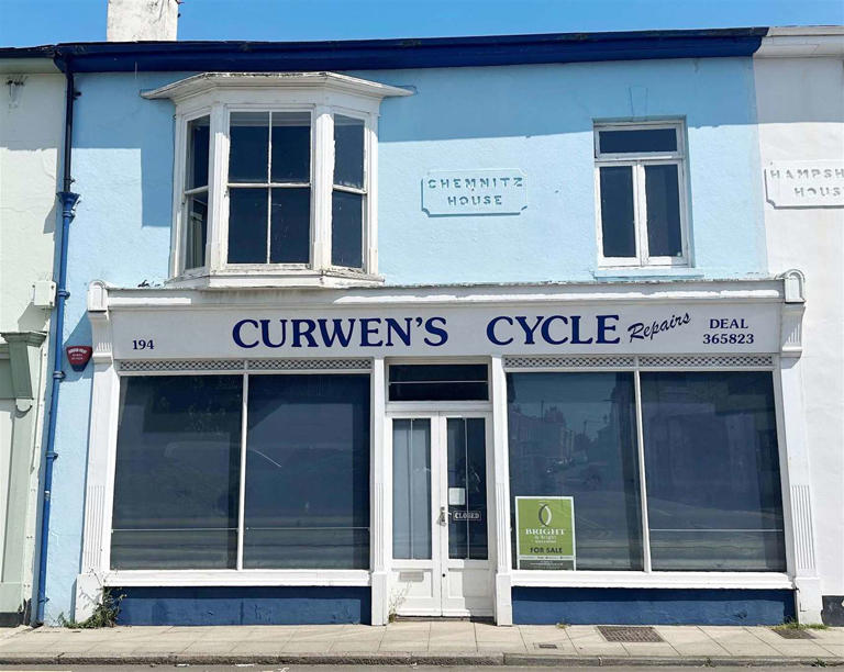 Plans to turn Curwen’s Cycle Repairs in Deal High Street into family home