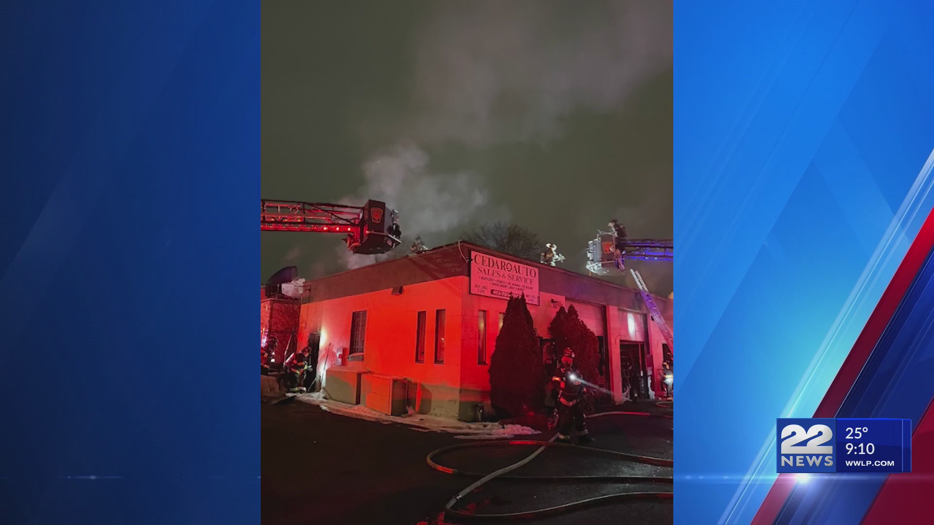 Crews put out fire at Springfield car dealership