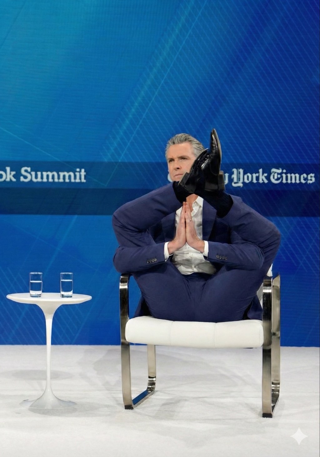 California Gov. Gavin Newsom grosses out internet with bizarre AI ...