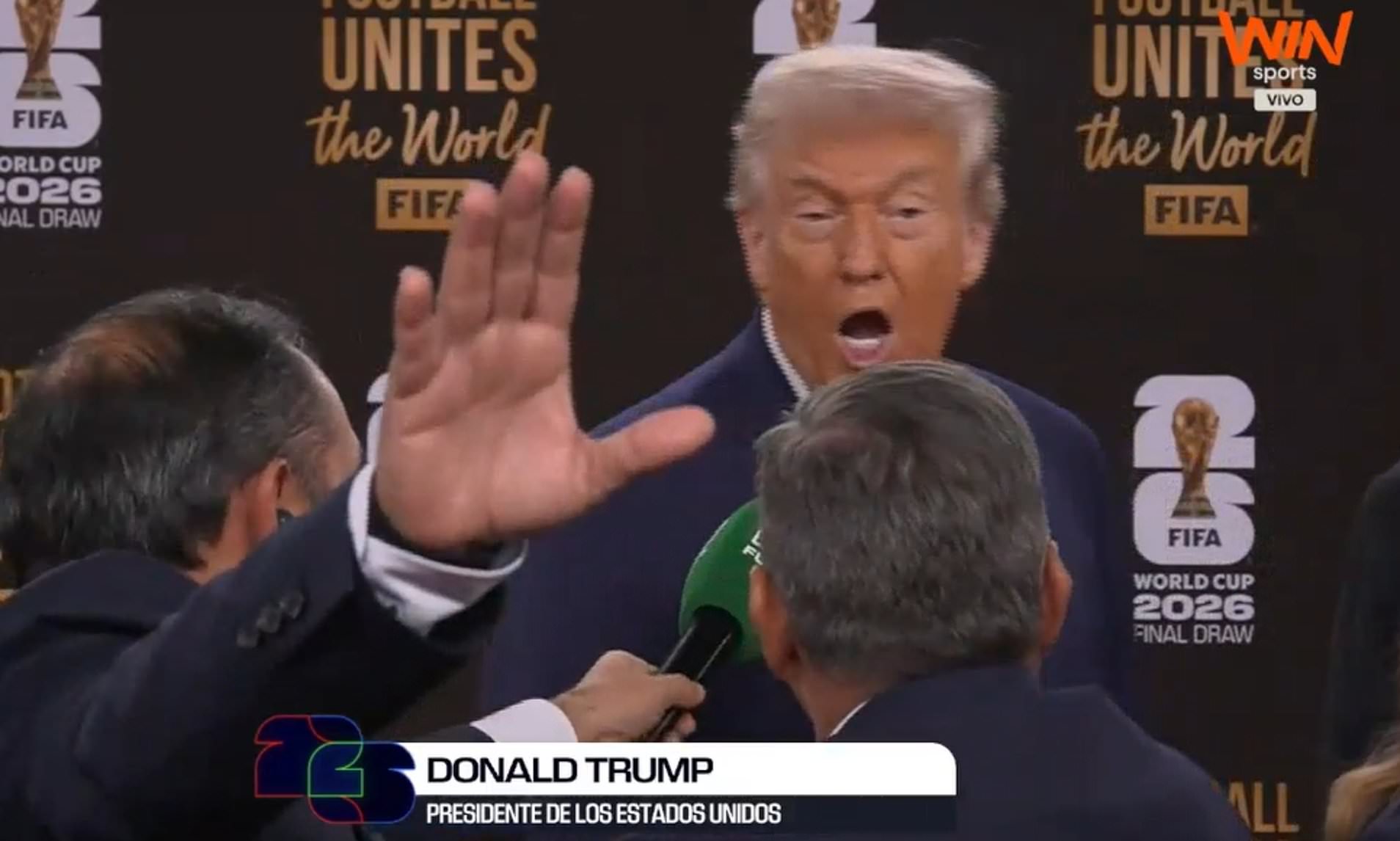 Donald Trump sends wild message to Colombia at World Cup draw amid ...