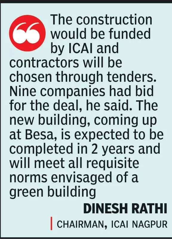ICAI’s new Nagpur branch building to be built for 34cr