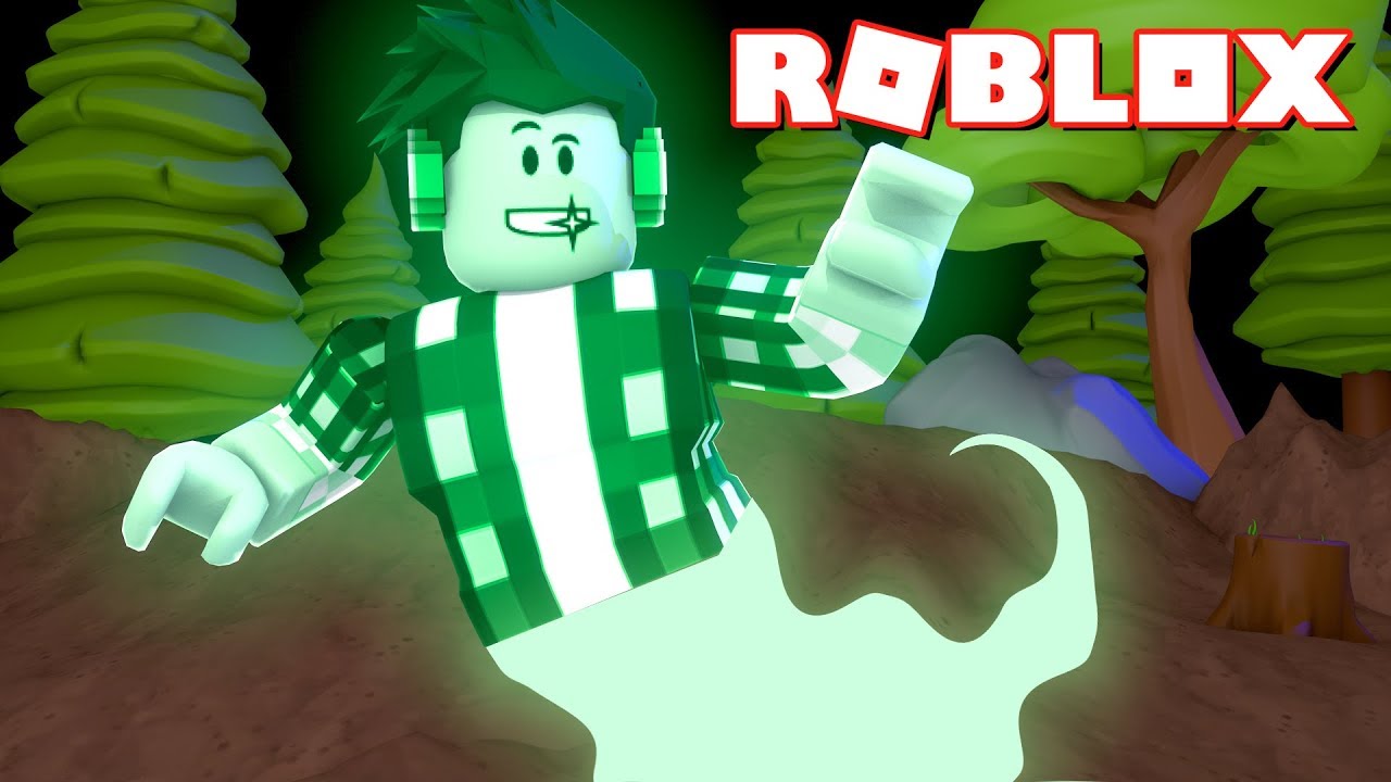 Roblox - Virei um fantasma verde!