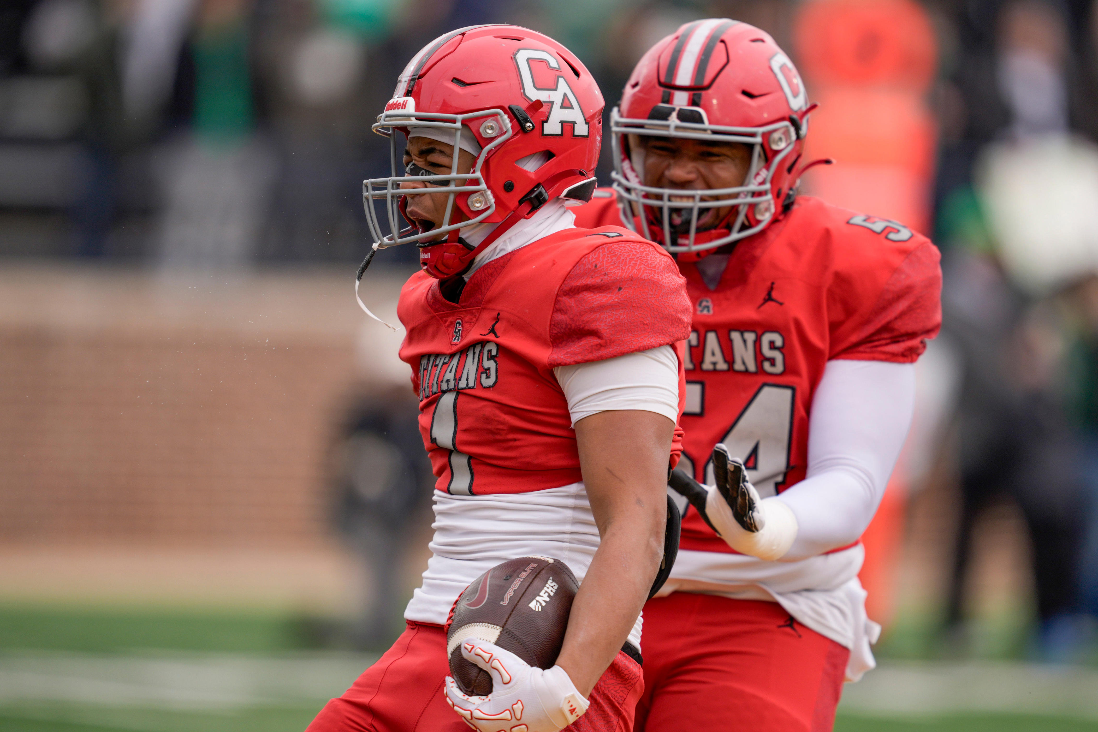 Carl Albert vs McGuinness highlights: Titans claim Class 5A football ...