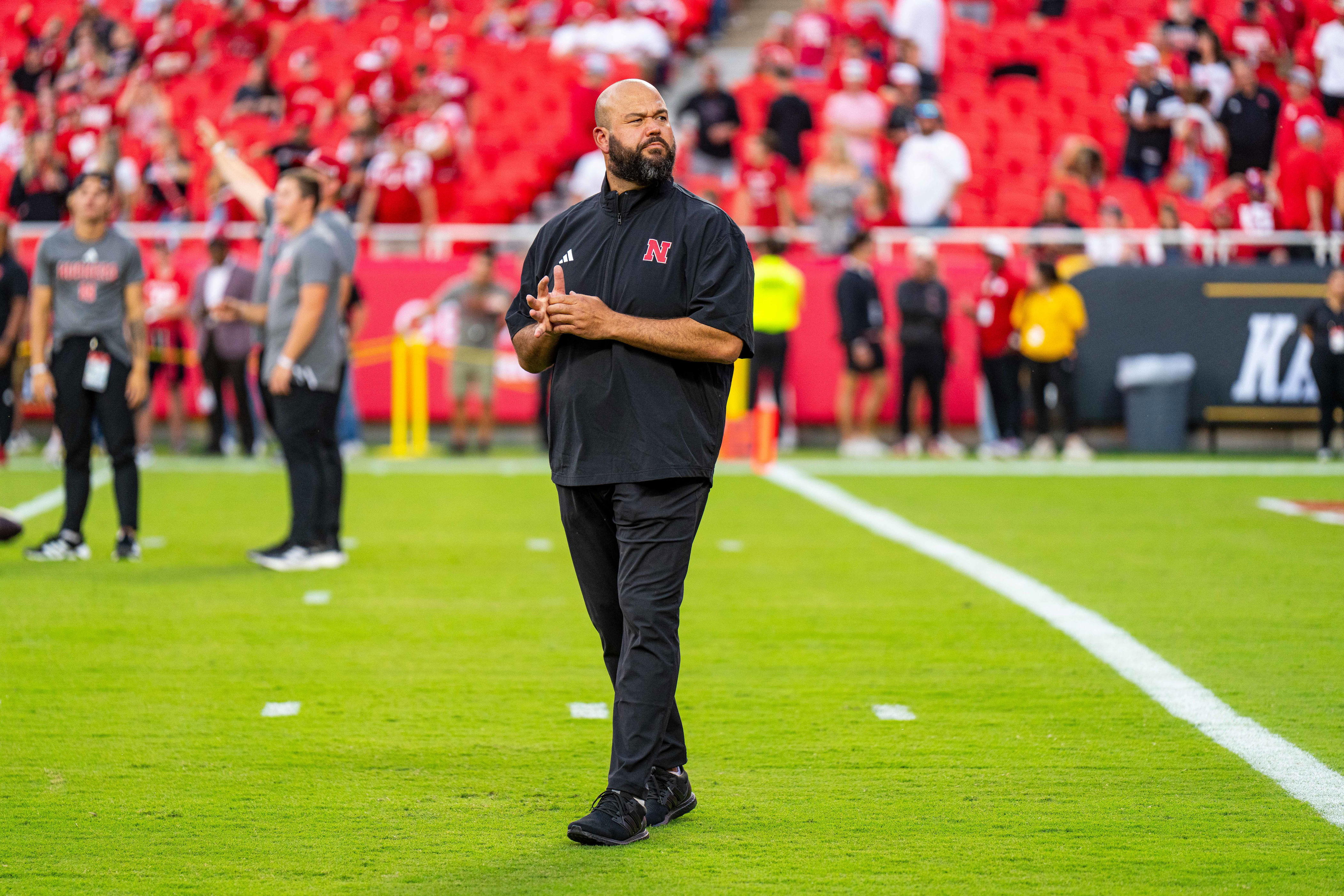 Nebraska fires offensive line coach Donovan Raiola