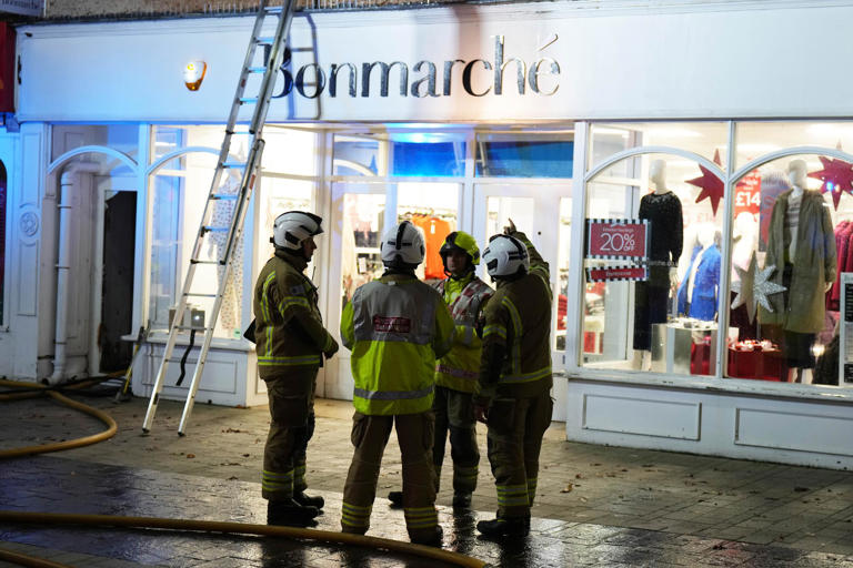 Police investigate 'suspicious' fire in Bognor Regis town centre - in ...