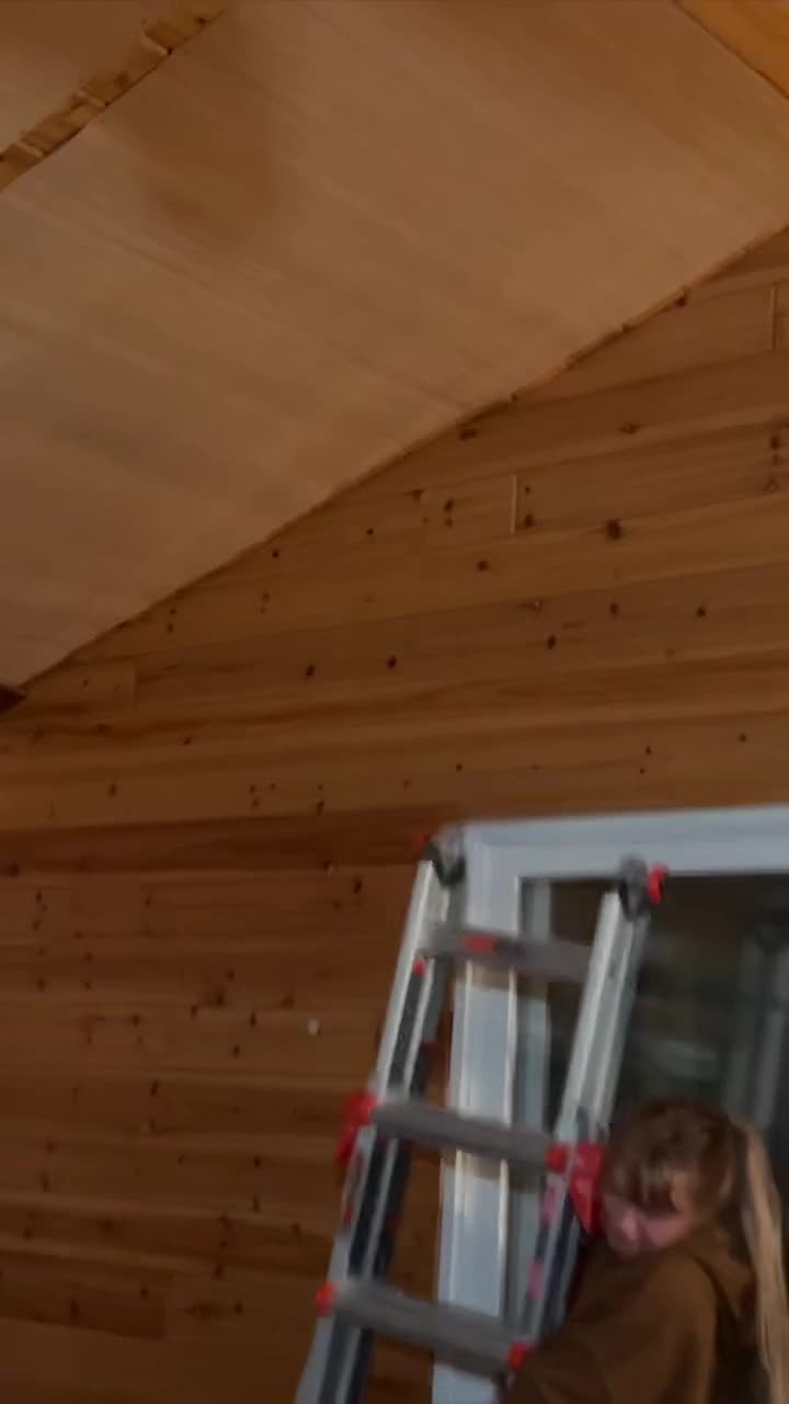 look ma, i stapled bamboo to my ceiling! 🎋