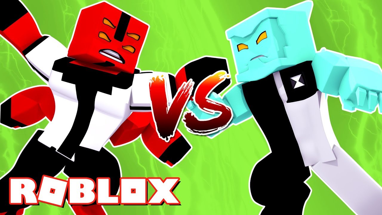 Ben 10 - Quatro Braços vs Diamante! (Roblox Ben 10)