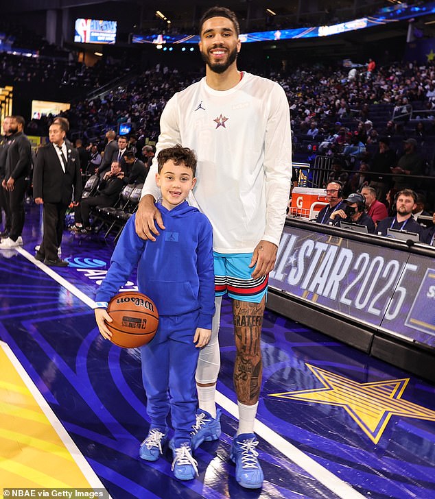 NBA star Jayson Tatum wants to emulate LeBron and Bronny James by ...