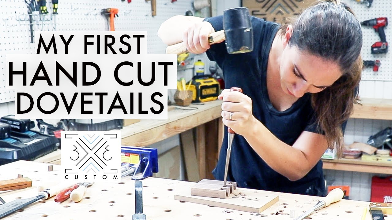 First time hand cutting dovetails