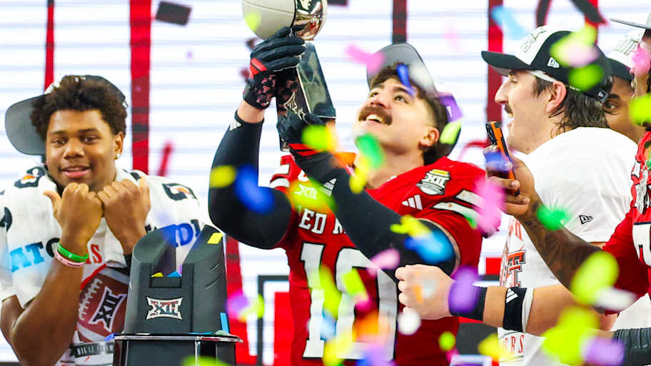 Jacob Rodriguez and wife Emma share emotional moment after Texas Tech's ...