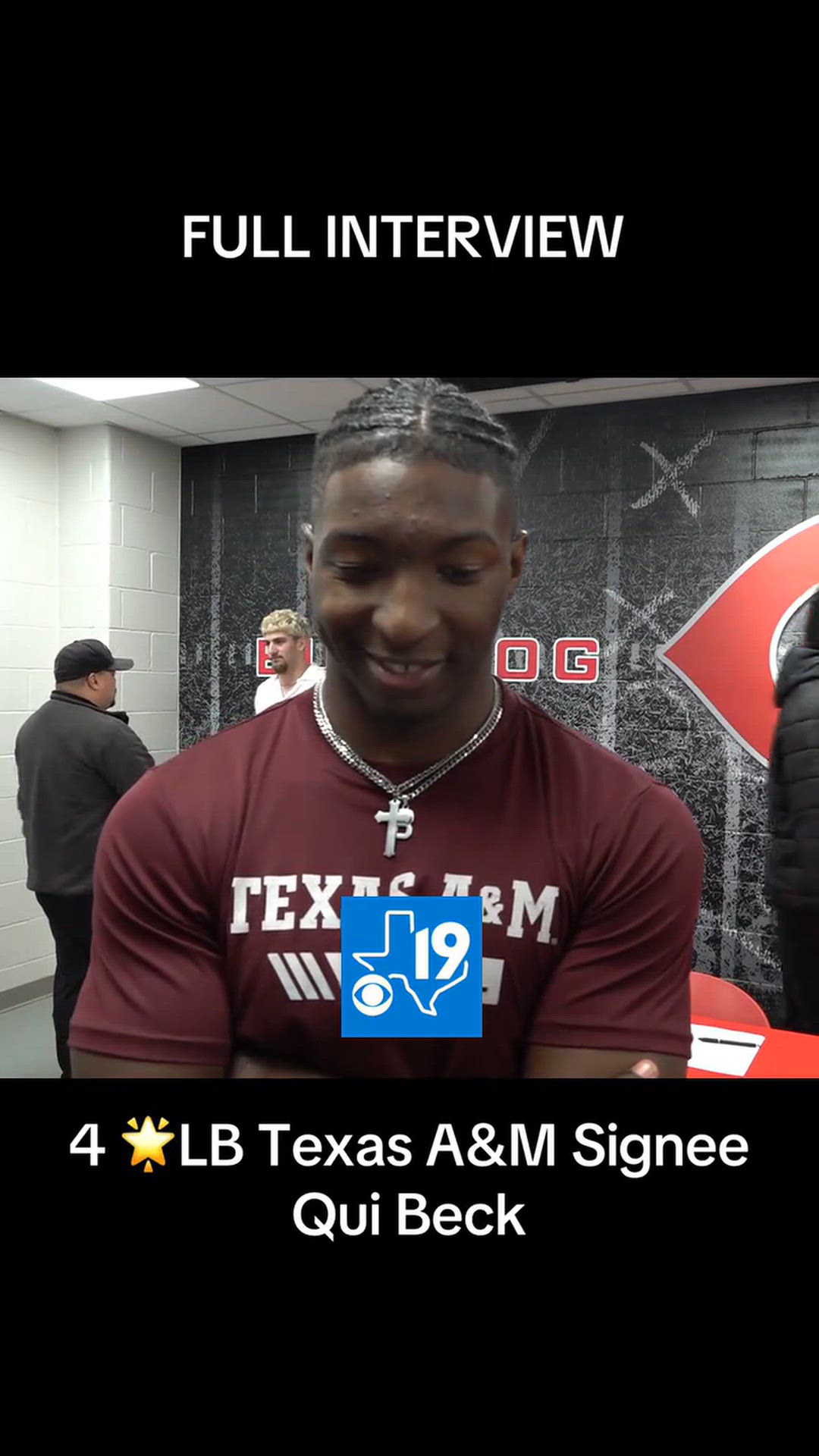 Post signing day interview with Texas A&M signee Qui Beck