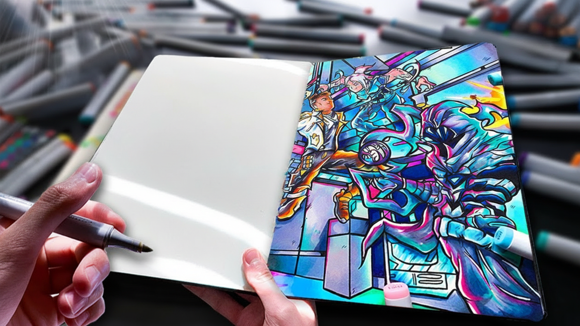 How I draw Valorant characters by hand