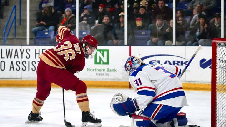 Highlights from Boston College men's hockey's road win over UMass ...