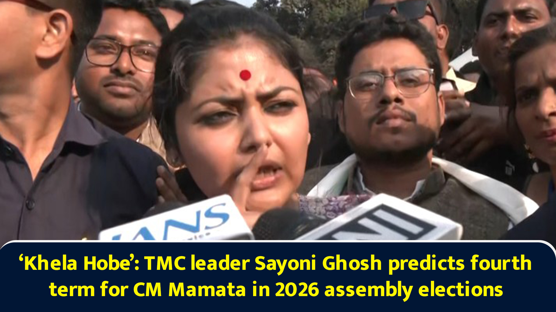 ‘Khela hobe’: TMC leader Sayoni Ghosh predicts fourth term for CM ...
