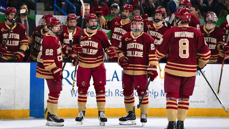 Highlights from Boston College men's hockey's road win over UMass ...