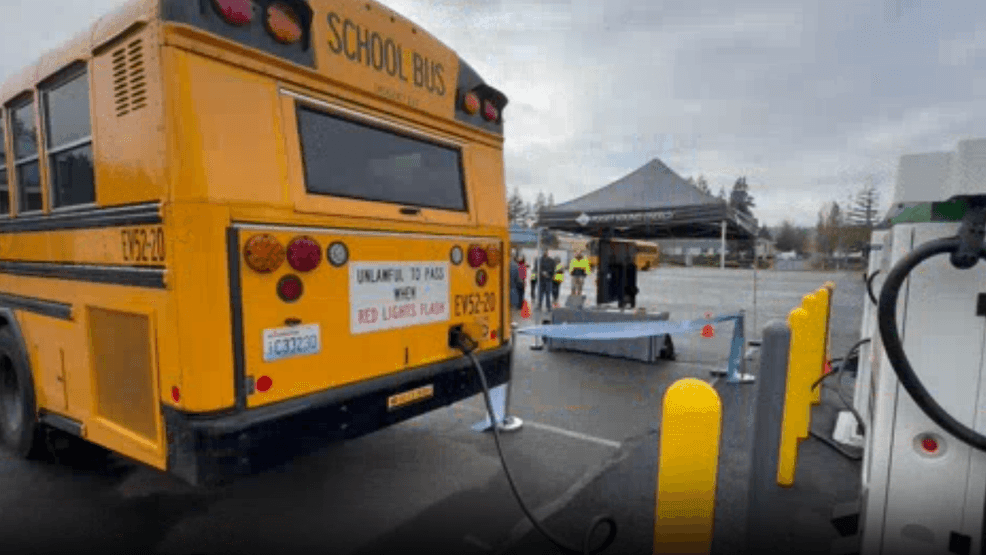 Two western Washington school districts debut electric buses, boosting ...