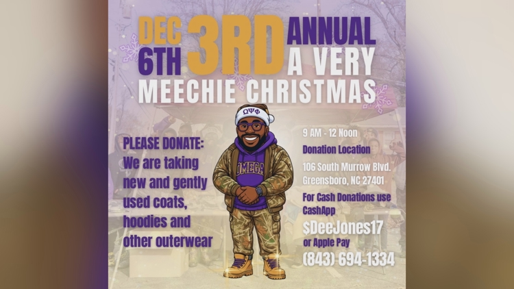 A Triad fraternity is hosting a clothing drive for its community