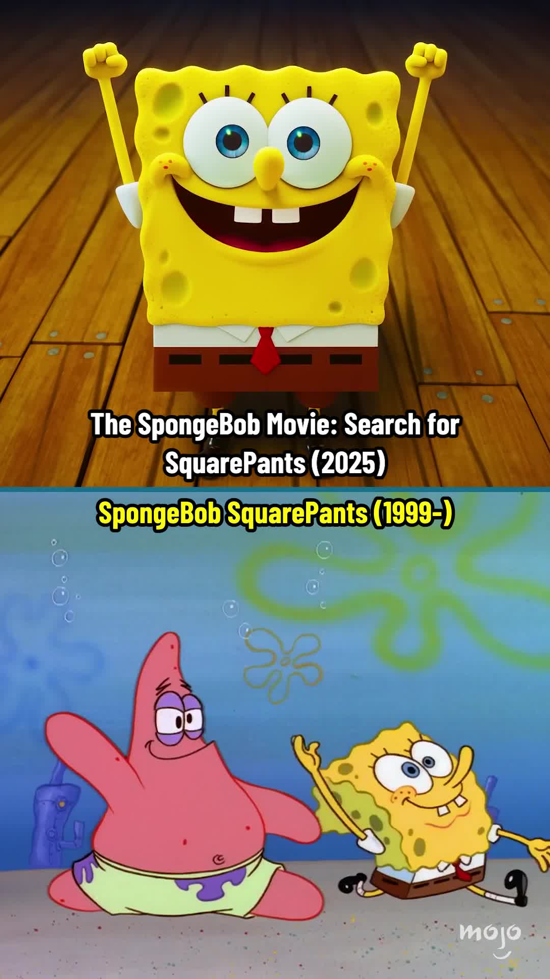 SpongeBob SquarePants animation: Show vs movie