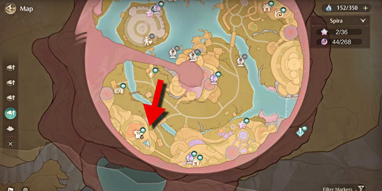 All Itzaland expedition handbook locations in Infinity Nikki