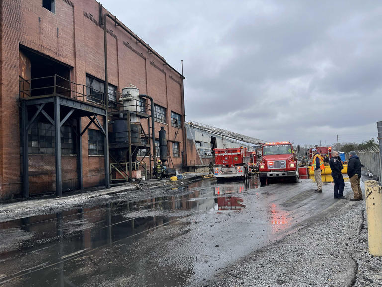 Video shows crew containing fire at Goodyear plant in Gadsden