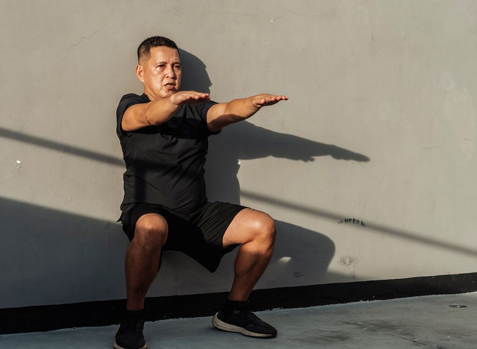 If you can hold a wall sit this long after 50, your leg strength is elite