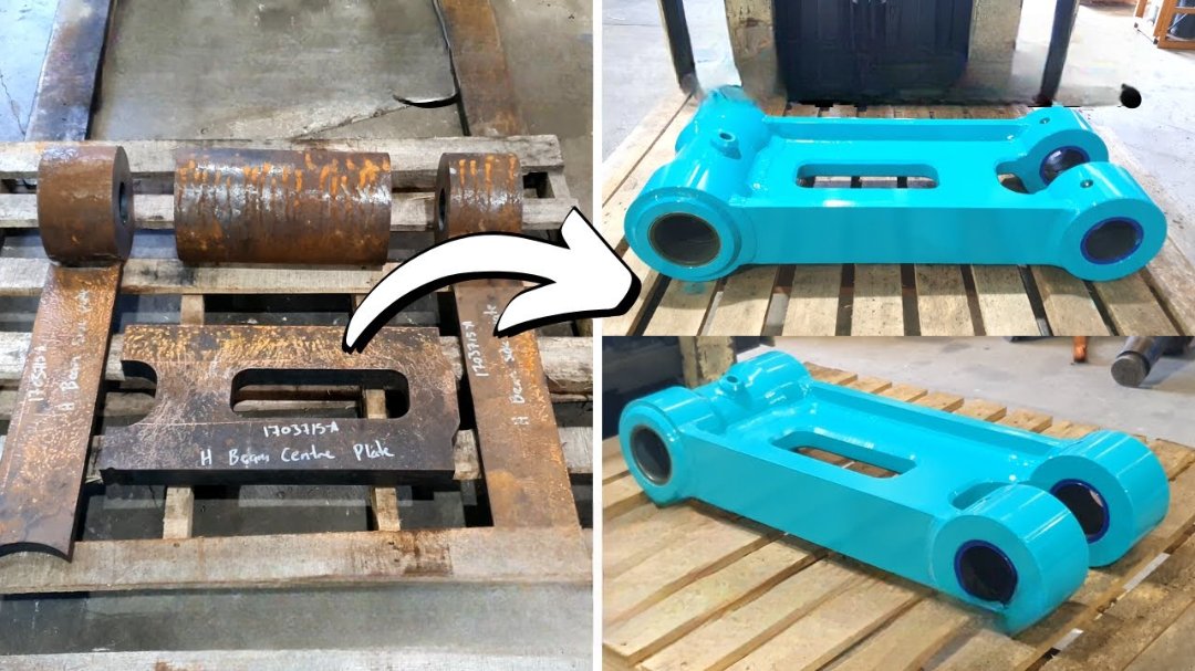 From scratch: Building an excavator H-link